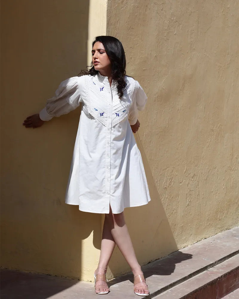 Shop the Stylish Levi White Tunic Dress for Effortless Chic Looks!– Not ...